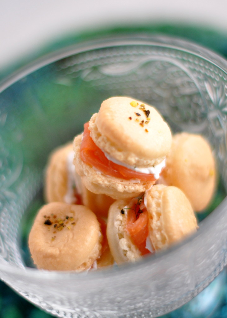 Macarons with salmon – Maya Cooks